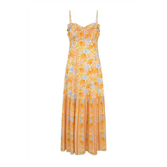 Spell | Dresses | New Spell Enchanted Wood Strappy Maxi Dress In ...